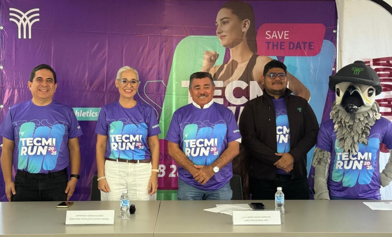Presentan la Primera Carrera Tecmi Run 2026 en Mérida - kora180.mx
